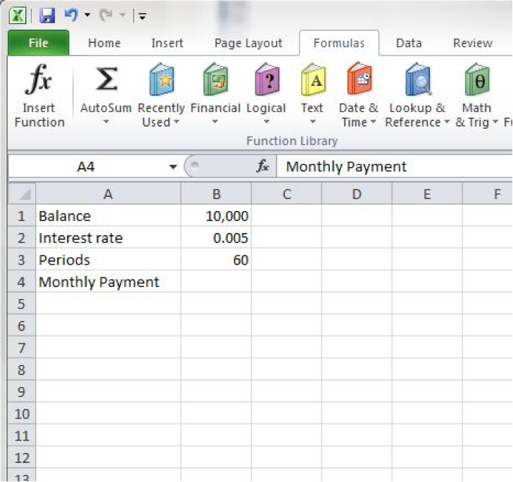 Using Microsoft Excel To Estimate Your Car Payments CreditRepair